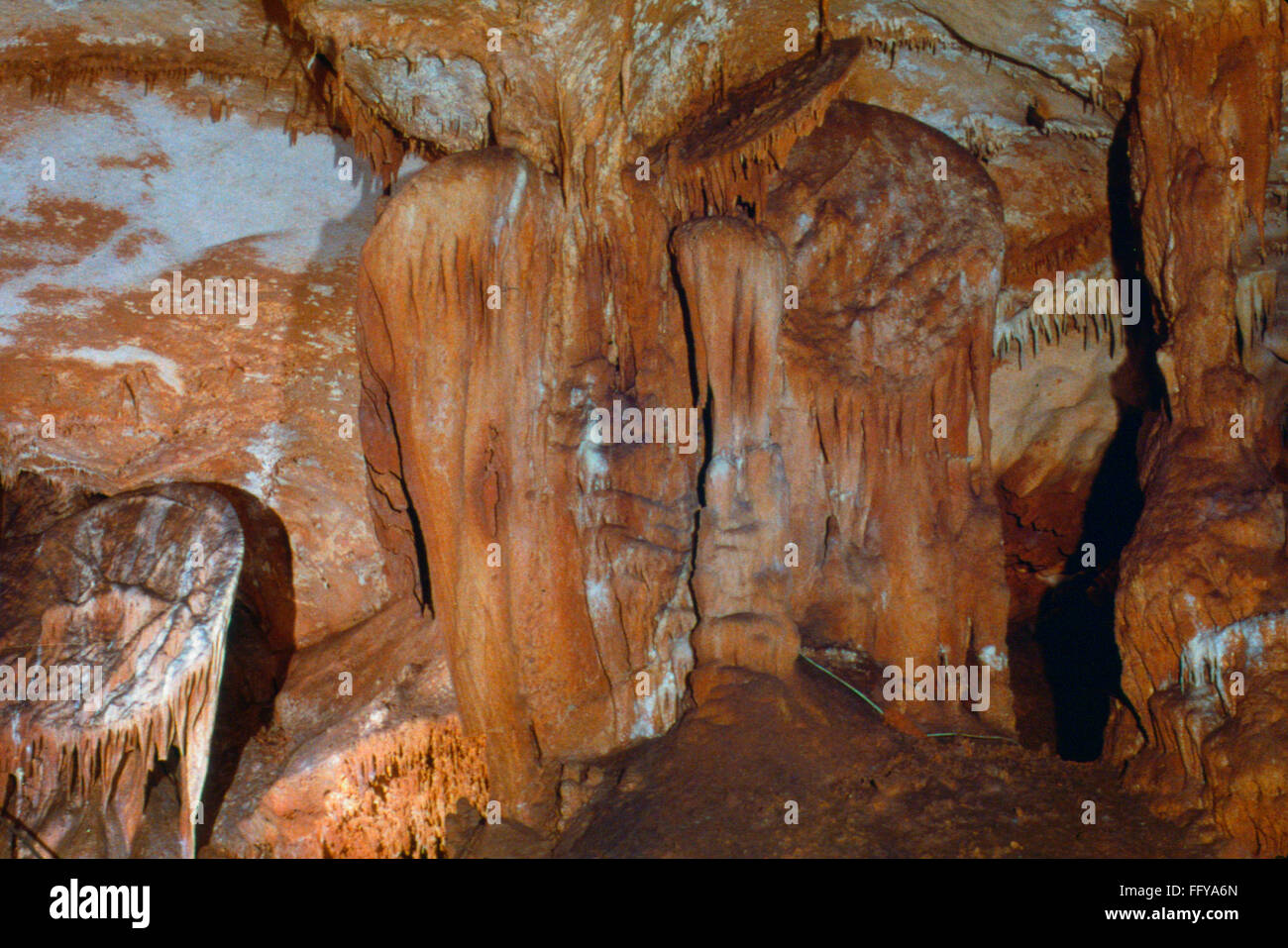 FRANCE: PECH MERLE CAVE. /nA view of the Hall of Discs in the Pech ...