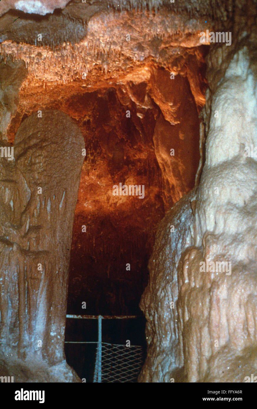 FRANCE: PECH MERLE CAVE. /nView inside the Pech Merle cave in Lot ...