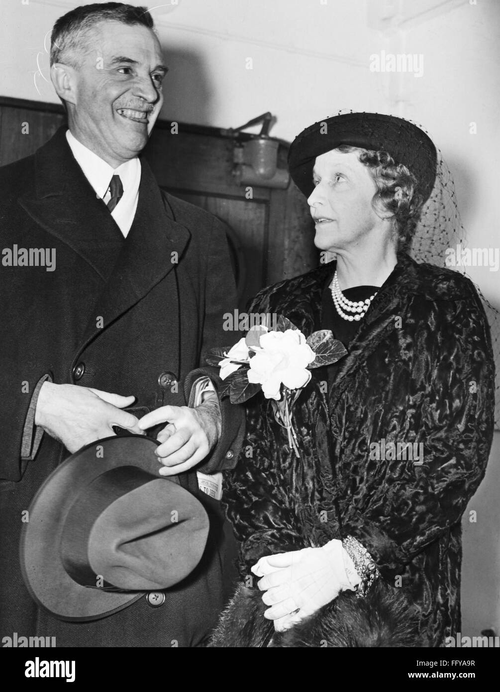 LORD & LADY ASTOR, 1938. /nWaldorf Astor, 2nd Viscount Astor and his ...