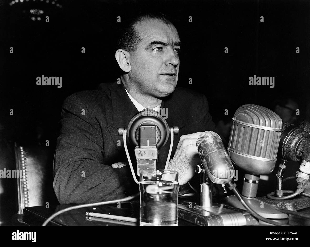 JOSEPH McCARTHY (1908-1957). /nAmerican politician. Senator McCarthy ...