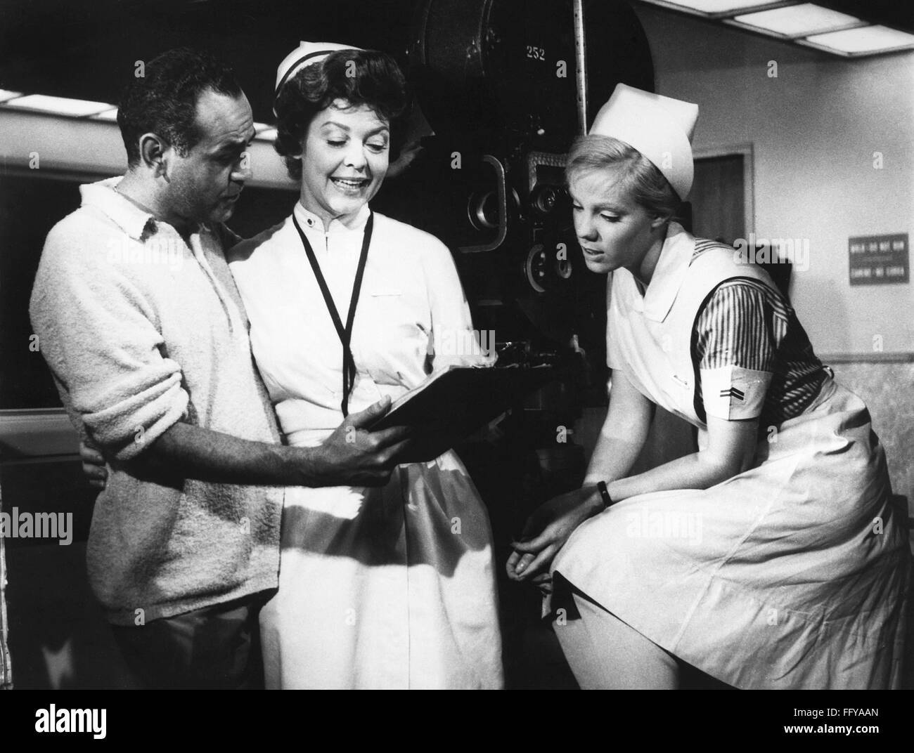 DOCTORS AND NURSES, 1962. /nDirector Jose Quintero discussing the ...