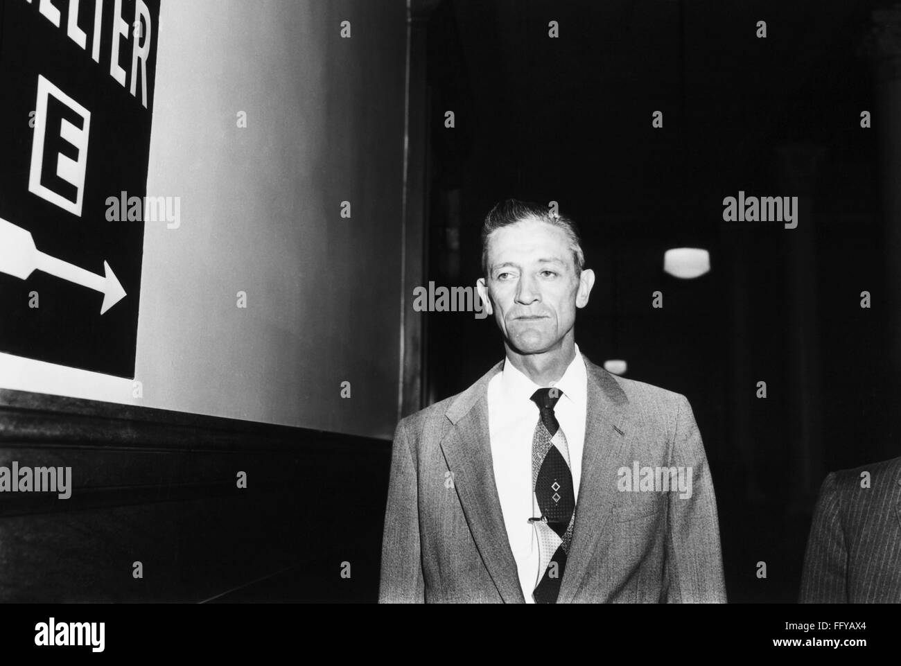 ABEL TRIAL: ROY RHODES, 1957. /nU.S. Army Master Sergeant Roy Rhodes ...