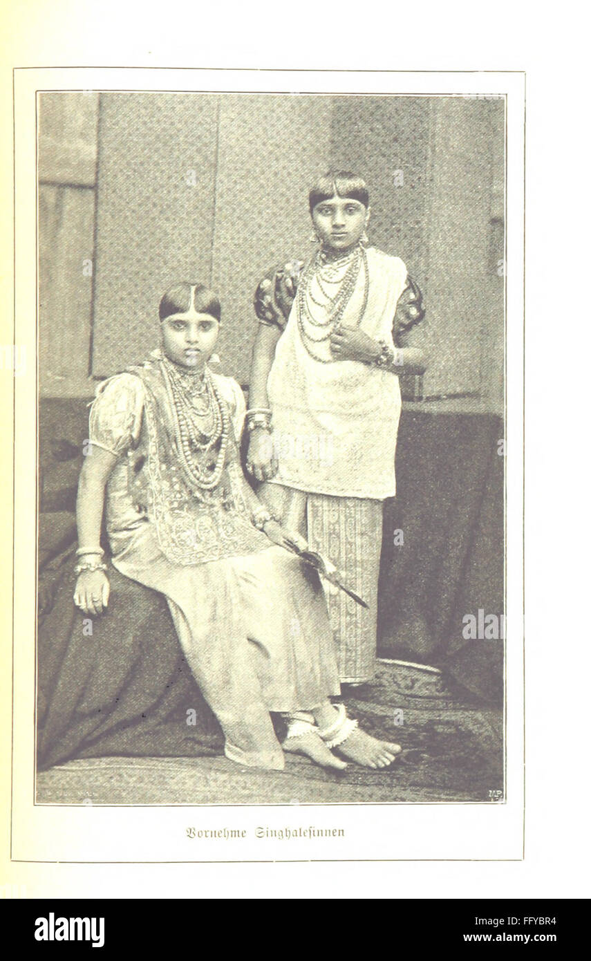 57 of 'Ceylon ... Mit 39 Bildern und 1 Karte. 8. Tausend' Stock Photo ...