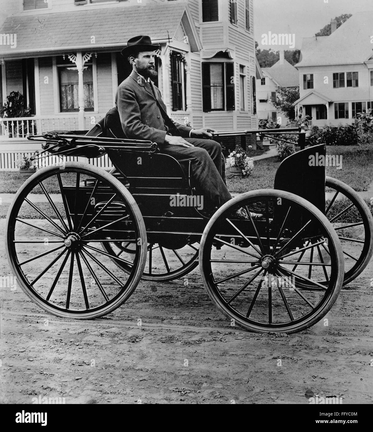 CHARLES DURYEA (1862-1938). /nCharles Edgar Duryea, American inventor ...