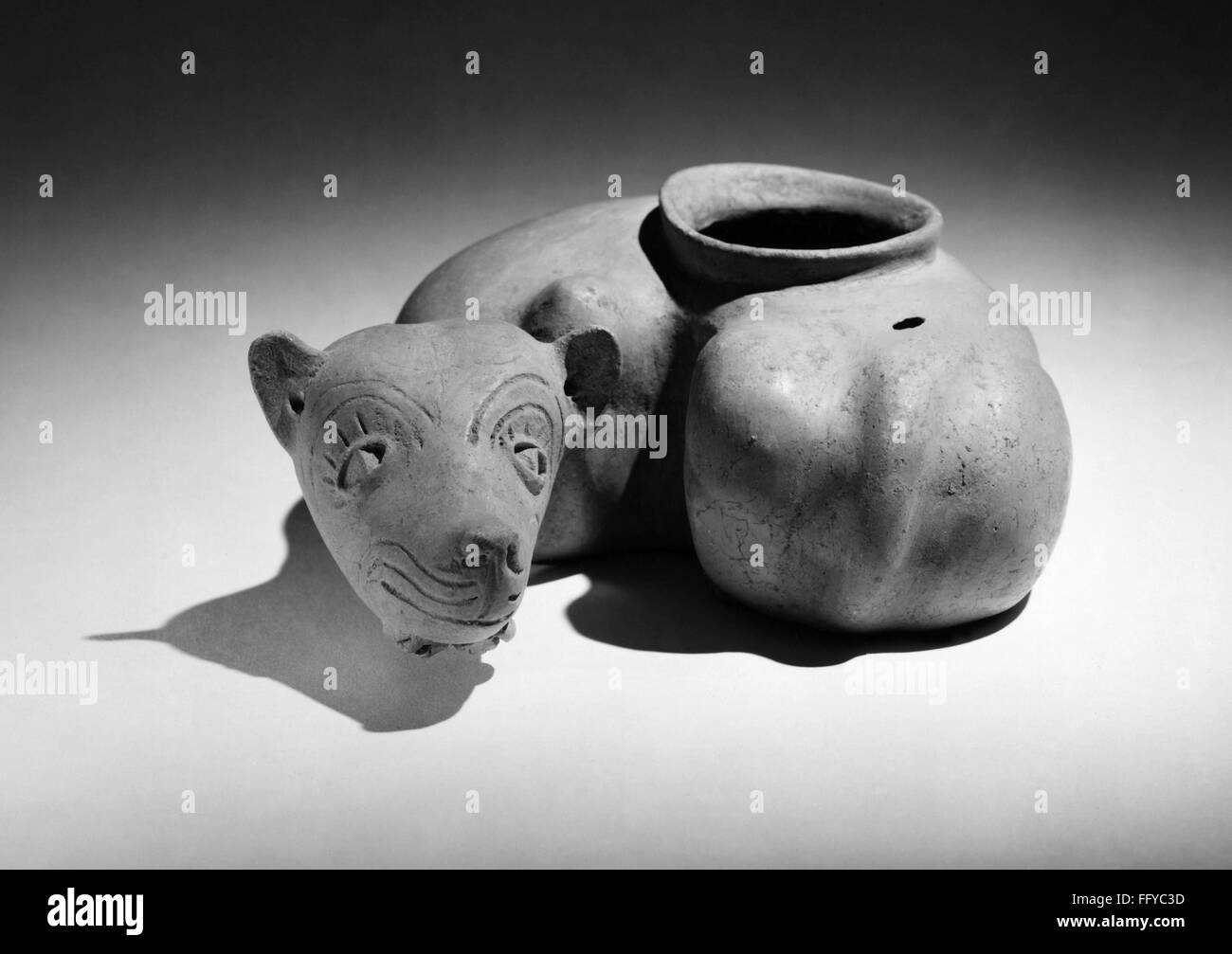 MEXICO: TEOTIHUACAN BOWL. /nThin orangeware bowl in the shape of a ...