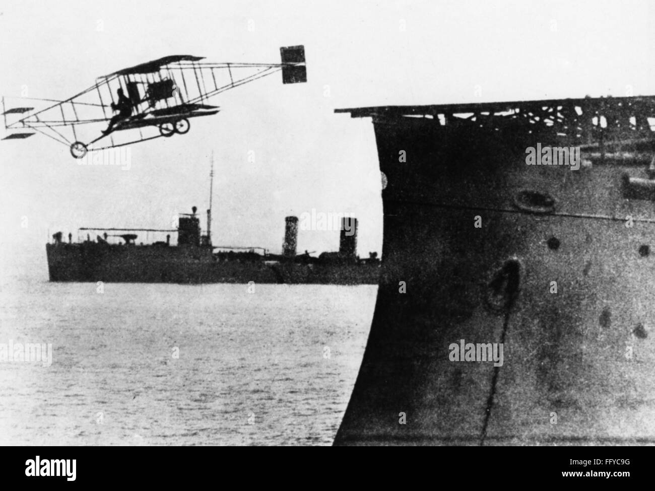 EUGENE BURTON ELY /n(1886-1911). American aviation pioneer. Ely taking ...