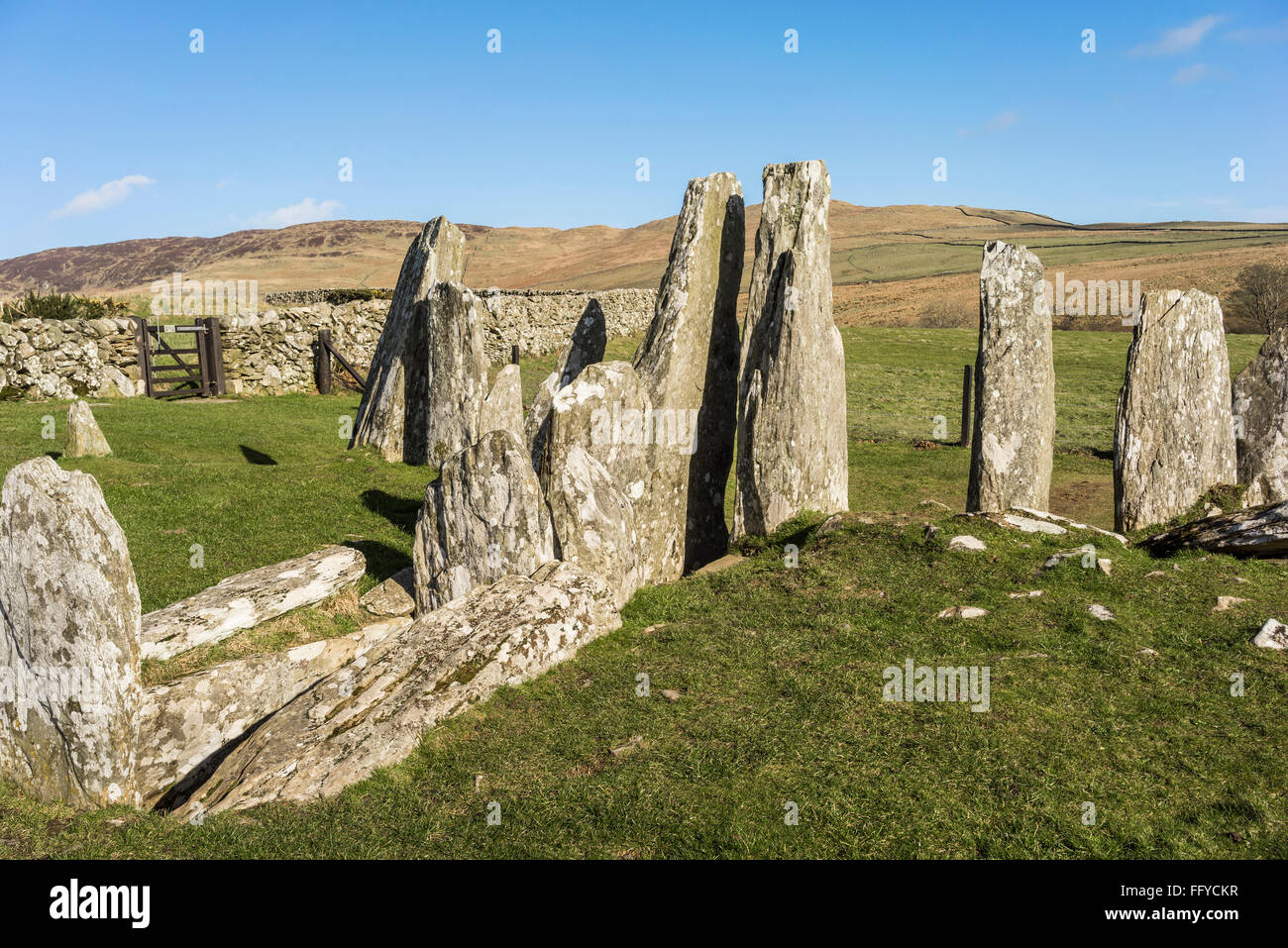 Cairnholy Chambered Cairns In Scotland Stock Photo - Alamy