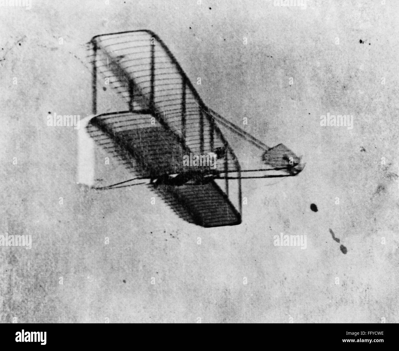 WRIGHT BROTHERS GLIDER. /nFlight of the glider invented by the Wright ...