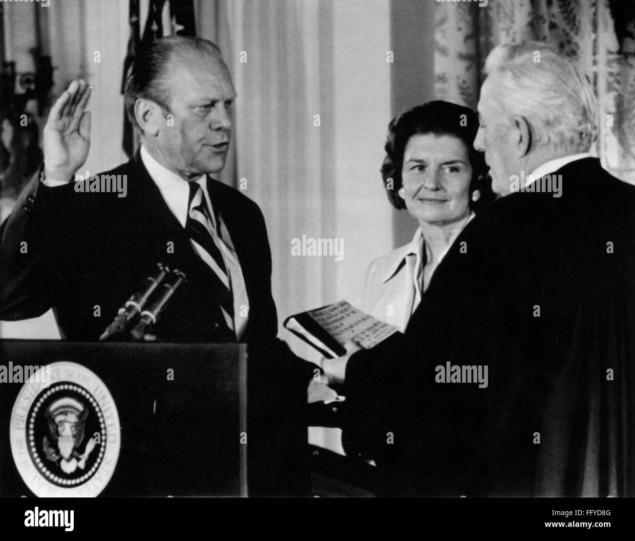 American president gerald ford and his wife betty High Resolution Stock ...