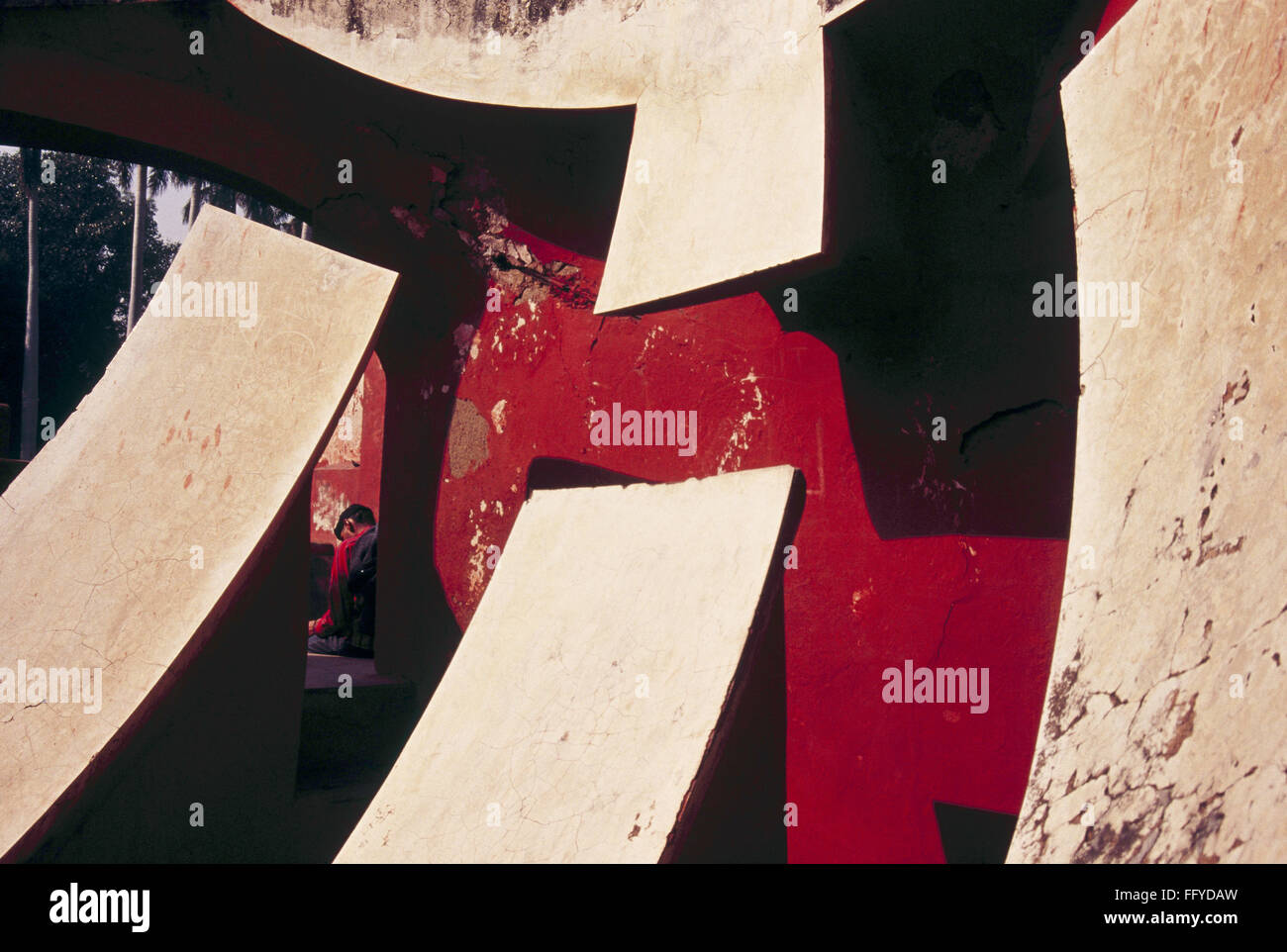 Jantar Mantar astronomical observatories at New Delhi , India Stock ...