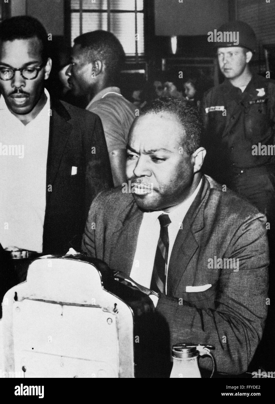 JAMES FARMER (1920-1999). /nJames Leonard Farmer, Jr. American civil ...