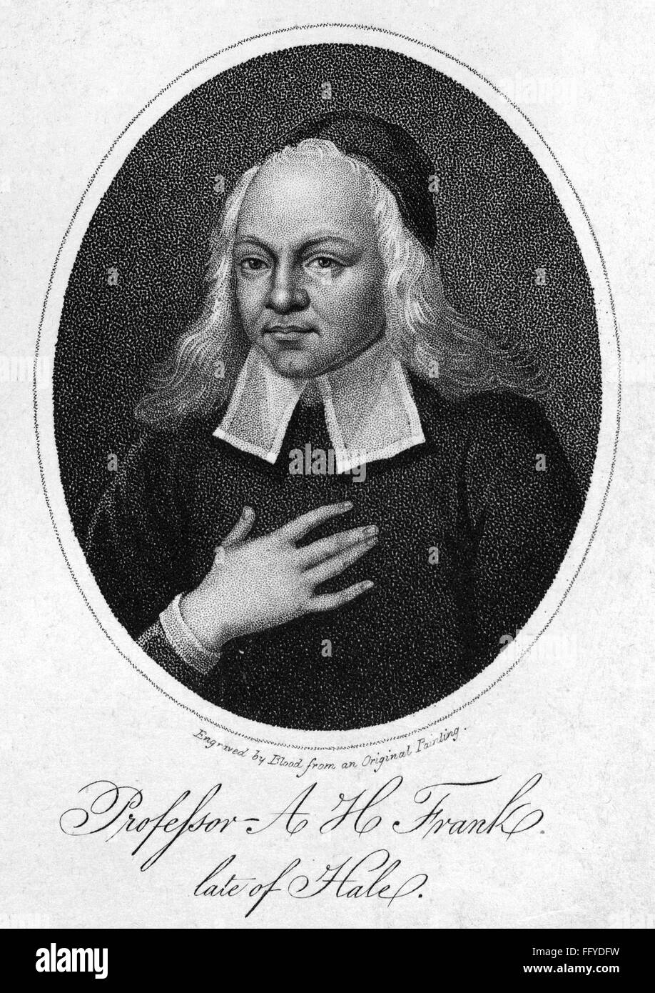 AUGUST HERMANN FRANCKE /n(1663-1727). German preacher, theologian, and ...