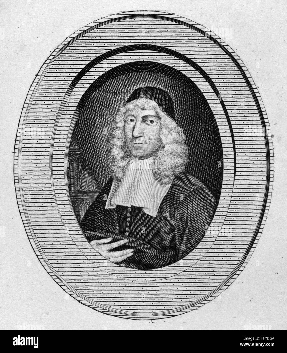 JOHN OWEN (1616-1683). /nEnglish Puritan pastor and theologian. Copper ...