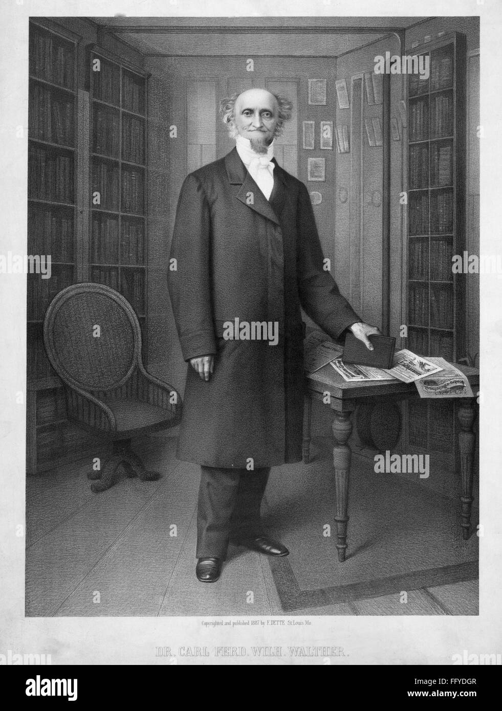 C.F.W. WALTHER (1811-1887). /nCarl Ferdinand Wilhelm Walther. American ...