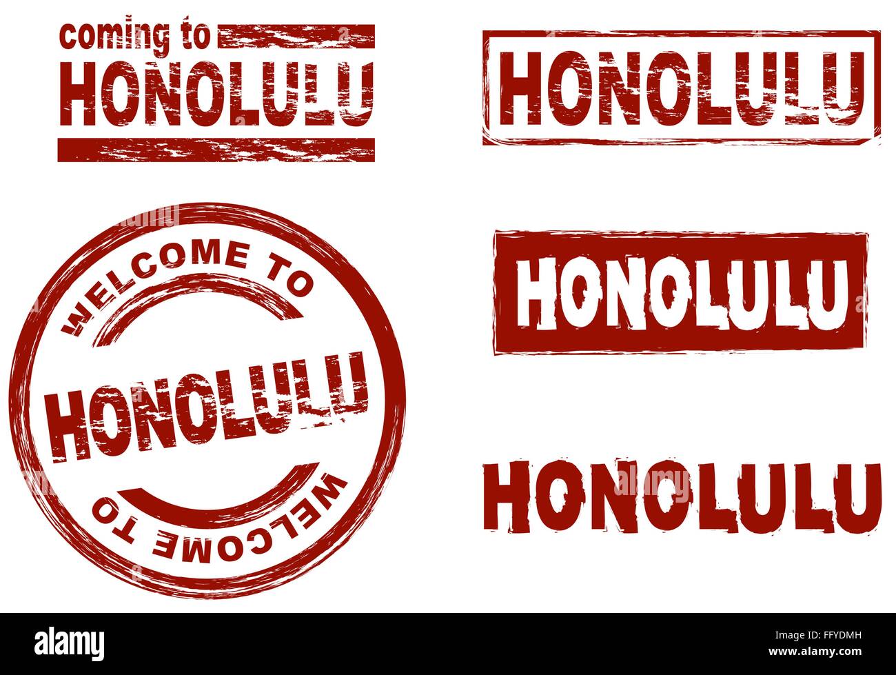 Hawaii stamp hi-res stock photography and images - Alamy