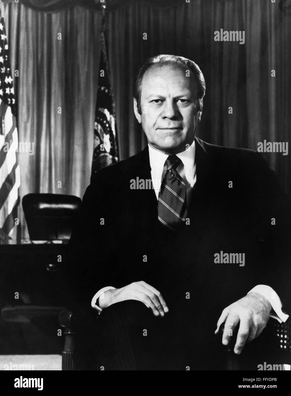 Gerald ford oval office white house hi-res stock photography and images ...