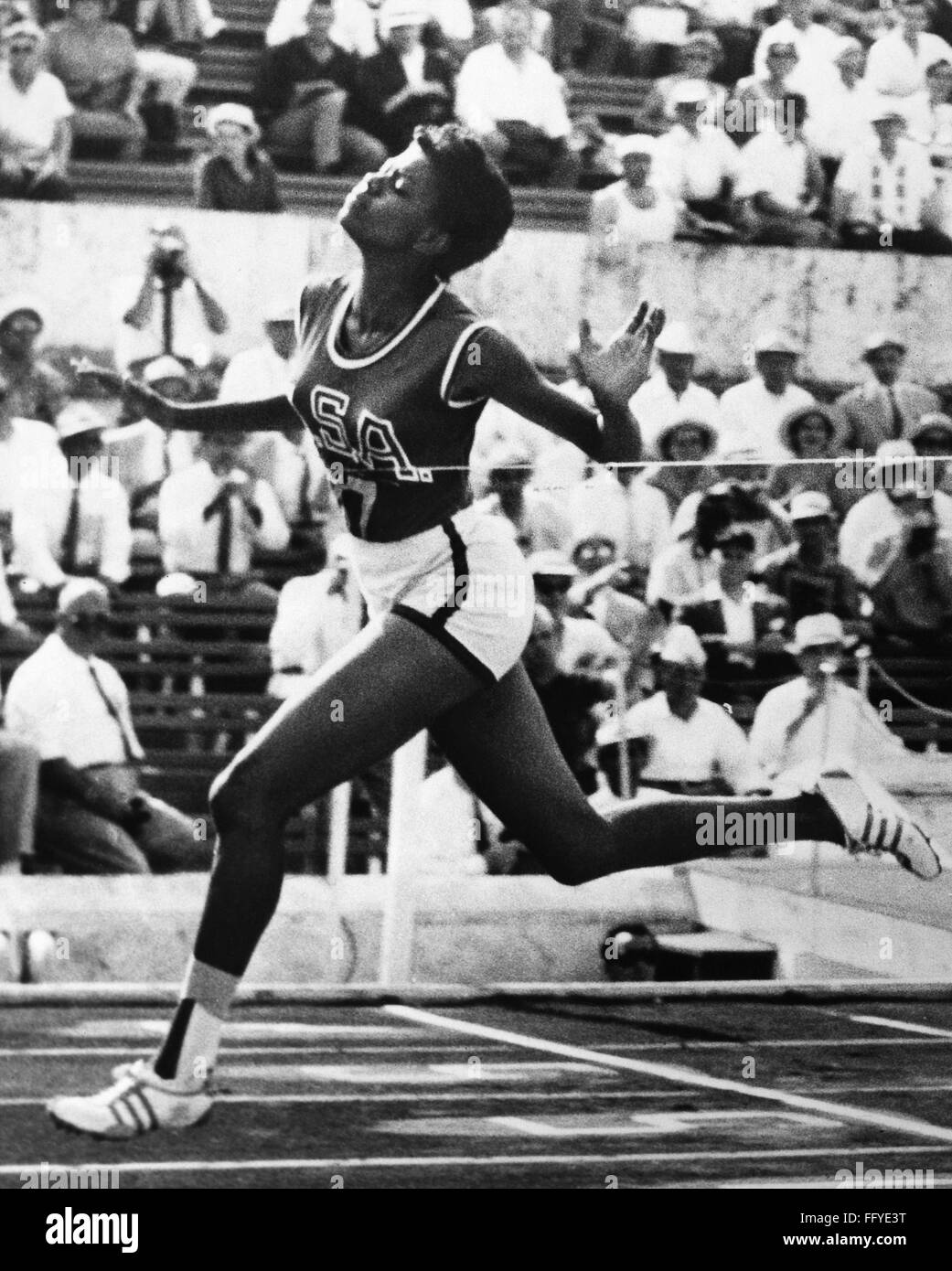WILMA RUDOLPH (1940-1994). /nAmerican track and field athlete. Rudolph ...