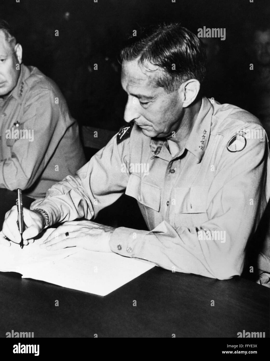 KOREAN WAR: ARMISTICE. /nU.S. General Mark Clark, Commander in Chief of ...