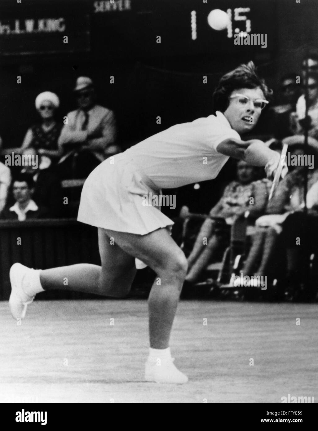 BILLIE JEAN KING (1943- ). /nAmerican tennis player. Photographed ...