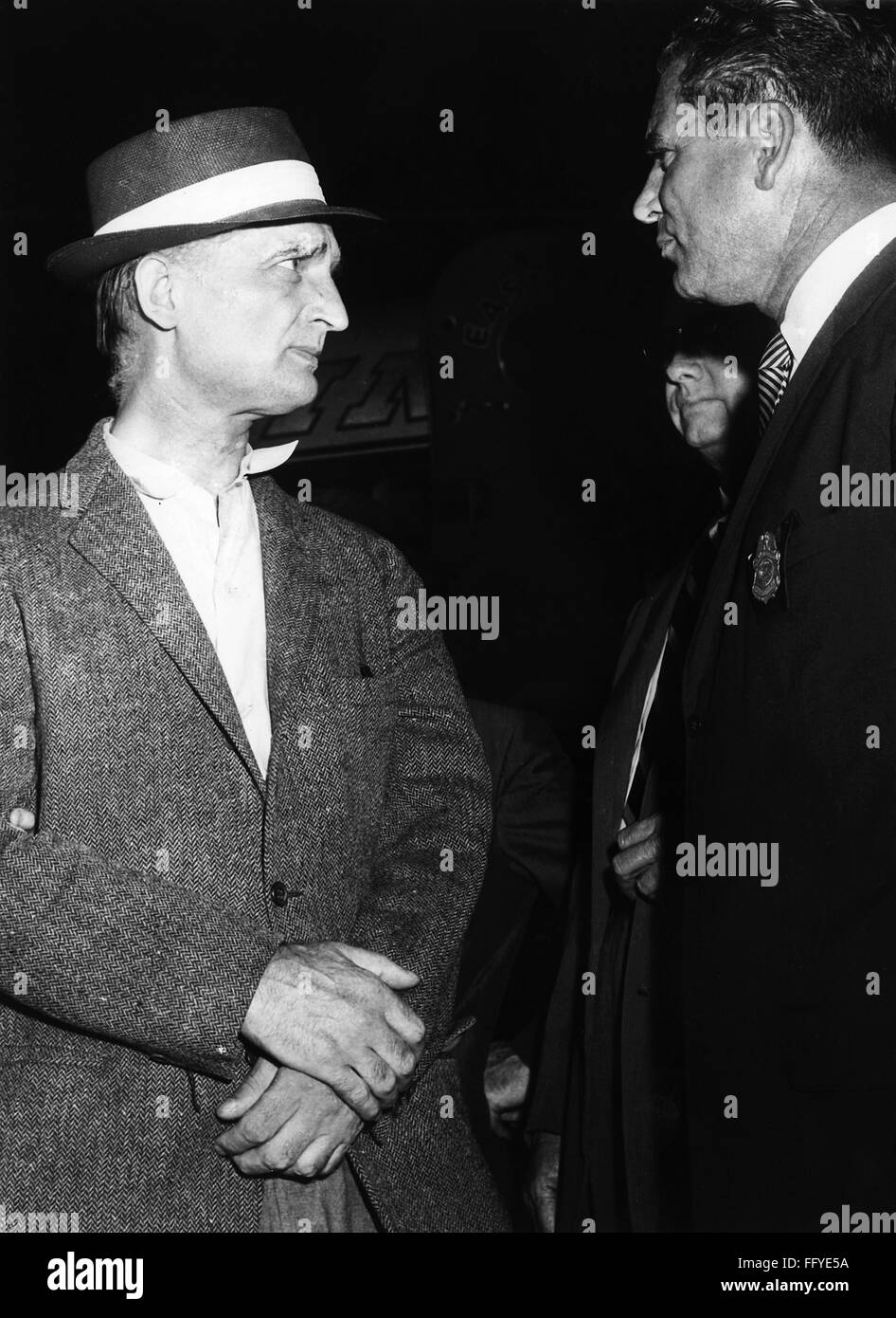 RUDOLPH ABEL (1903-1971). /nAlias of Vilyam Fisher, a Soviet spy. Abel ...