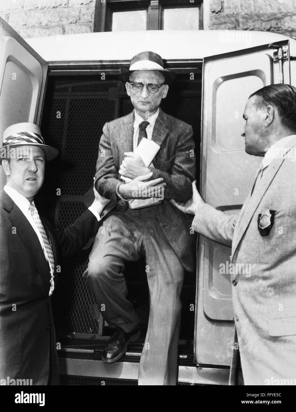 RUDOLPH ABEL (1903-1971). /nAlias of Vilyam Fisher, a Soviet spy. Abel ...