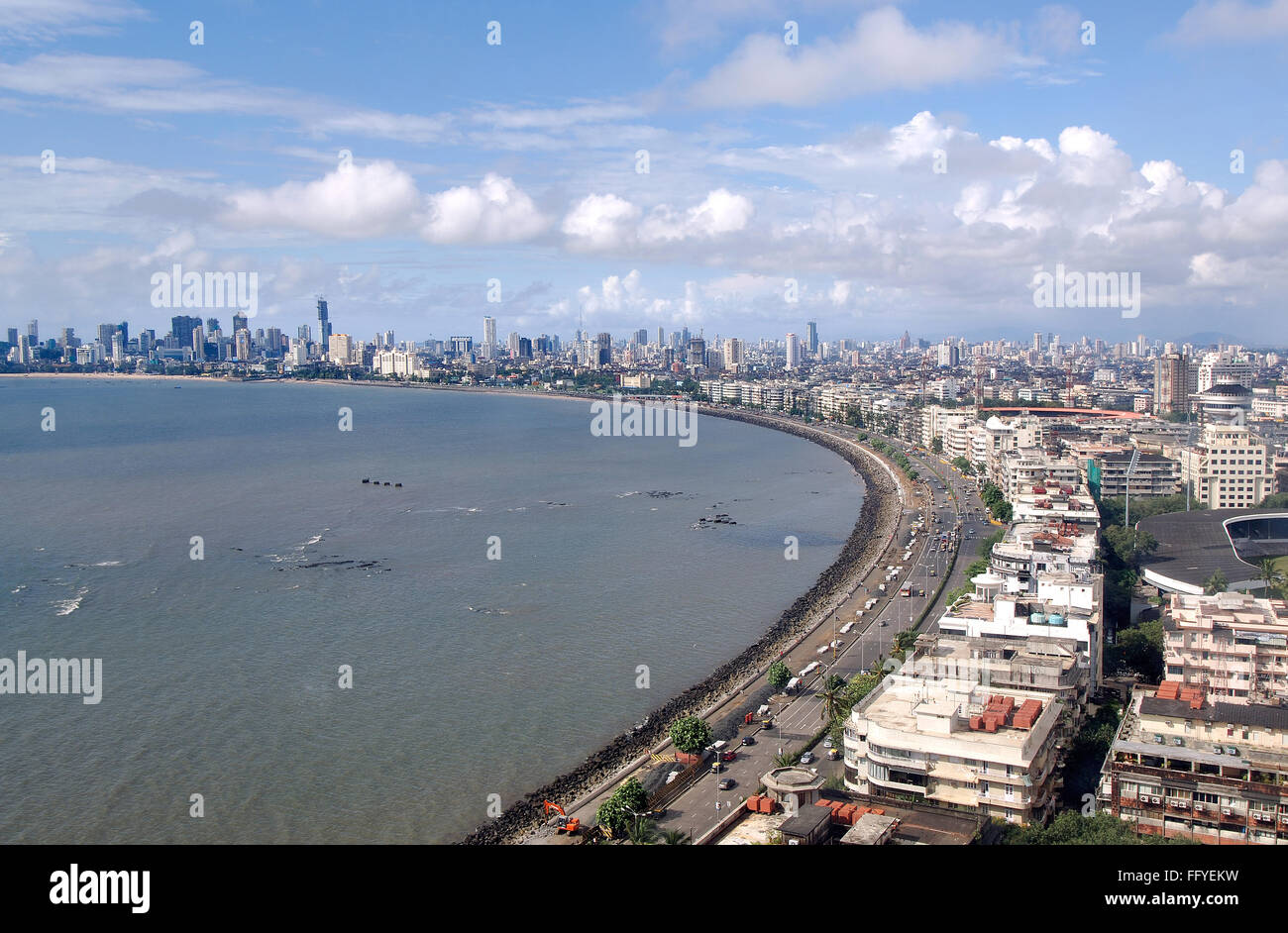 Queen Necklace Marine Drive Bombay Mumbai Maharashtra India Stock Photo ...