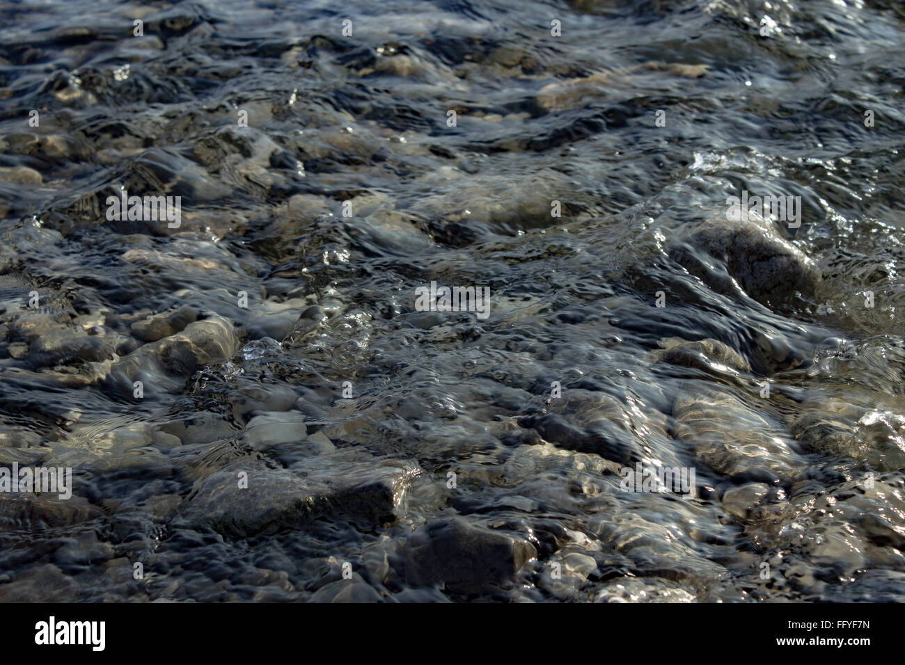 Water waves pond stone hi-res stock photography and images - Alamy