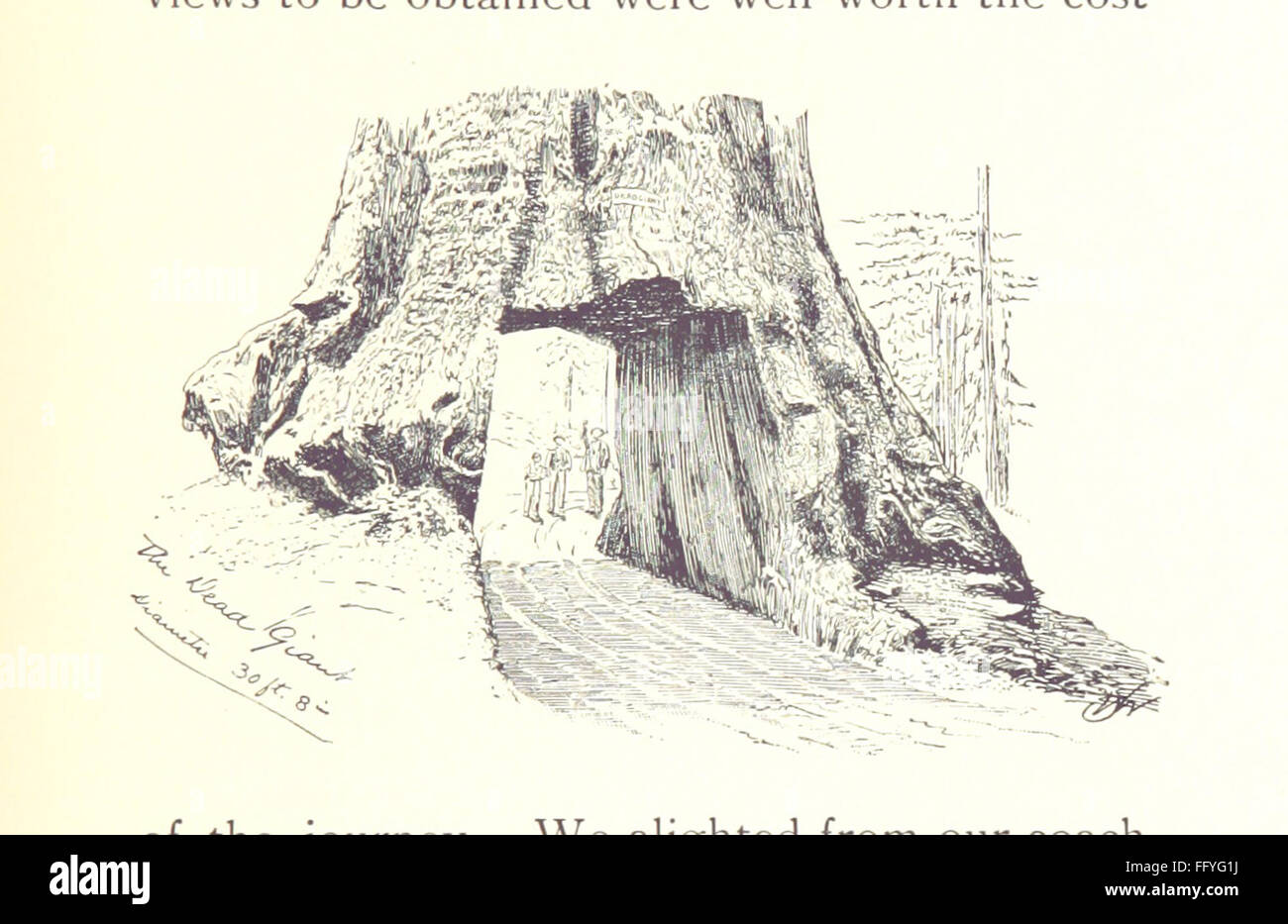 This vintage illustrated book covers the travel routes through ...