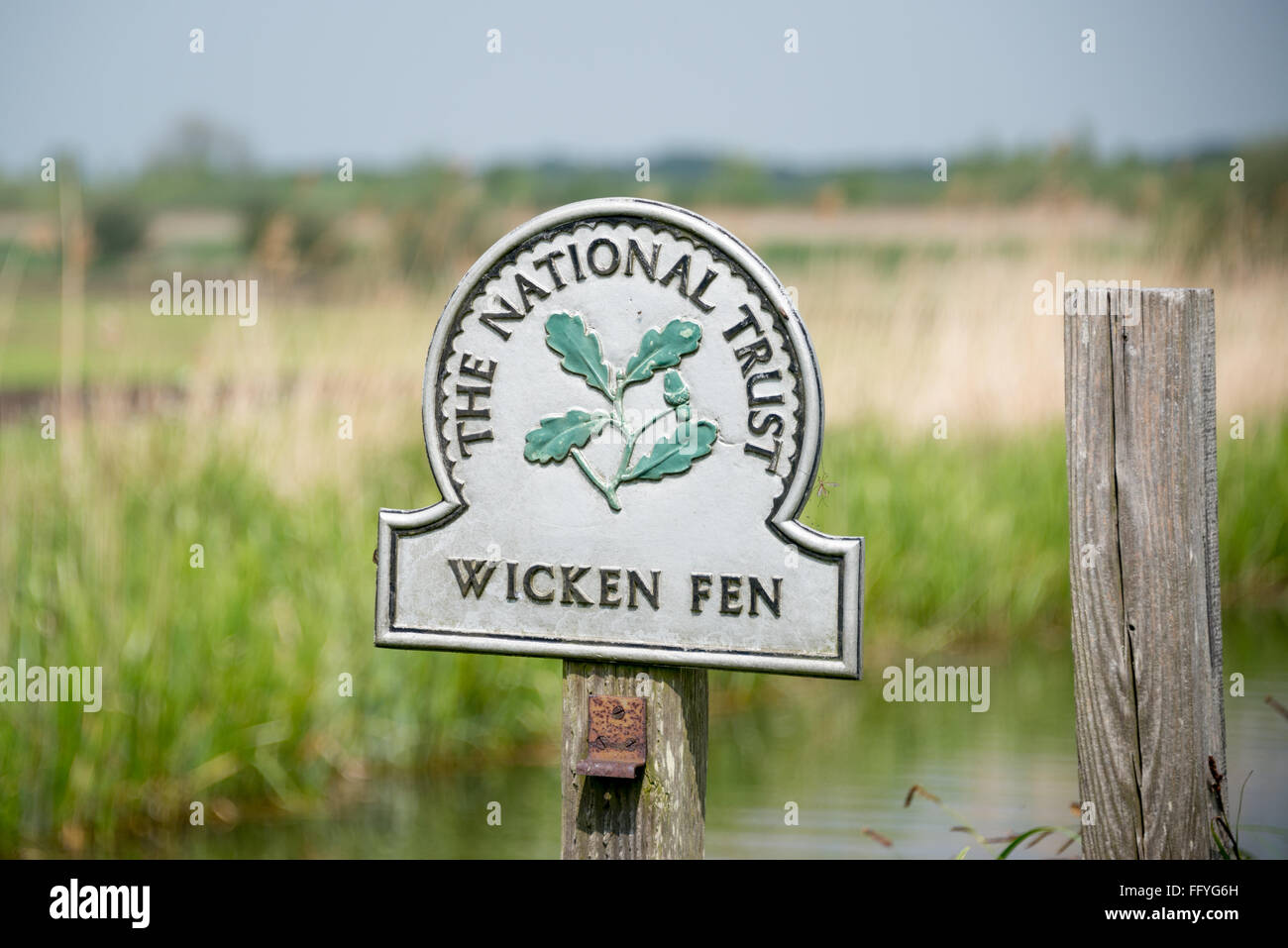 Wicken fen sign hi-res stock photography and images - Alamy