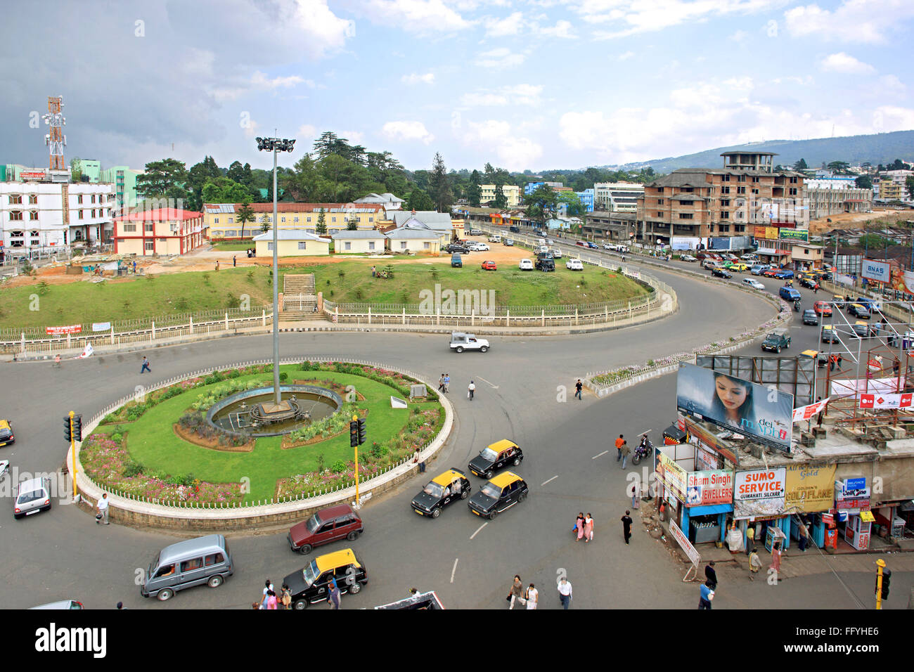 Aerial view of shillong town ; Meghalaya ; India Stock Photo: 95878110 ...