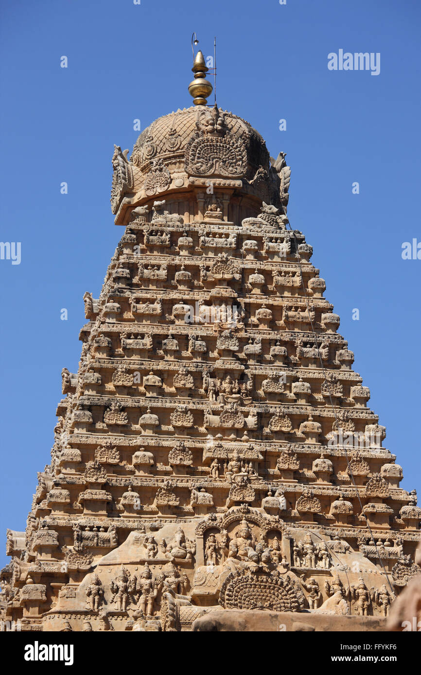 Shiva Temple of Peruvudaiyar Koyil Vishwakarma Tamilnadu India Stock ...