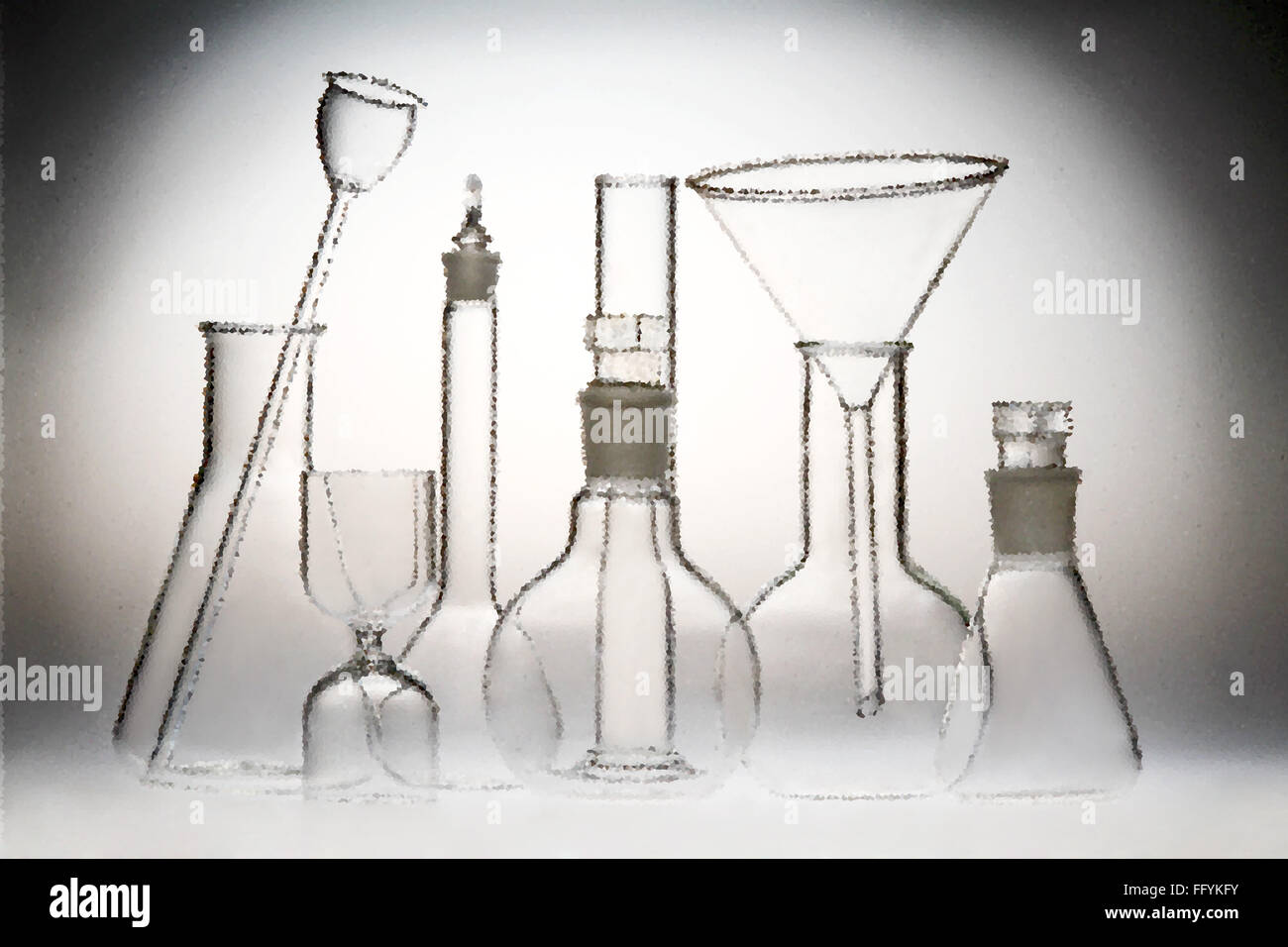 Laboratory Glasswares India Stock Photo - Alamy