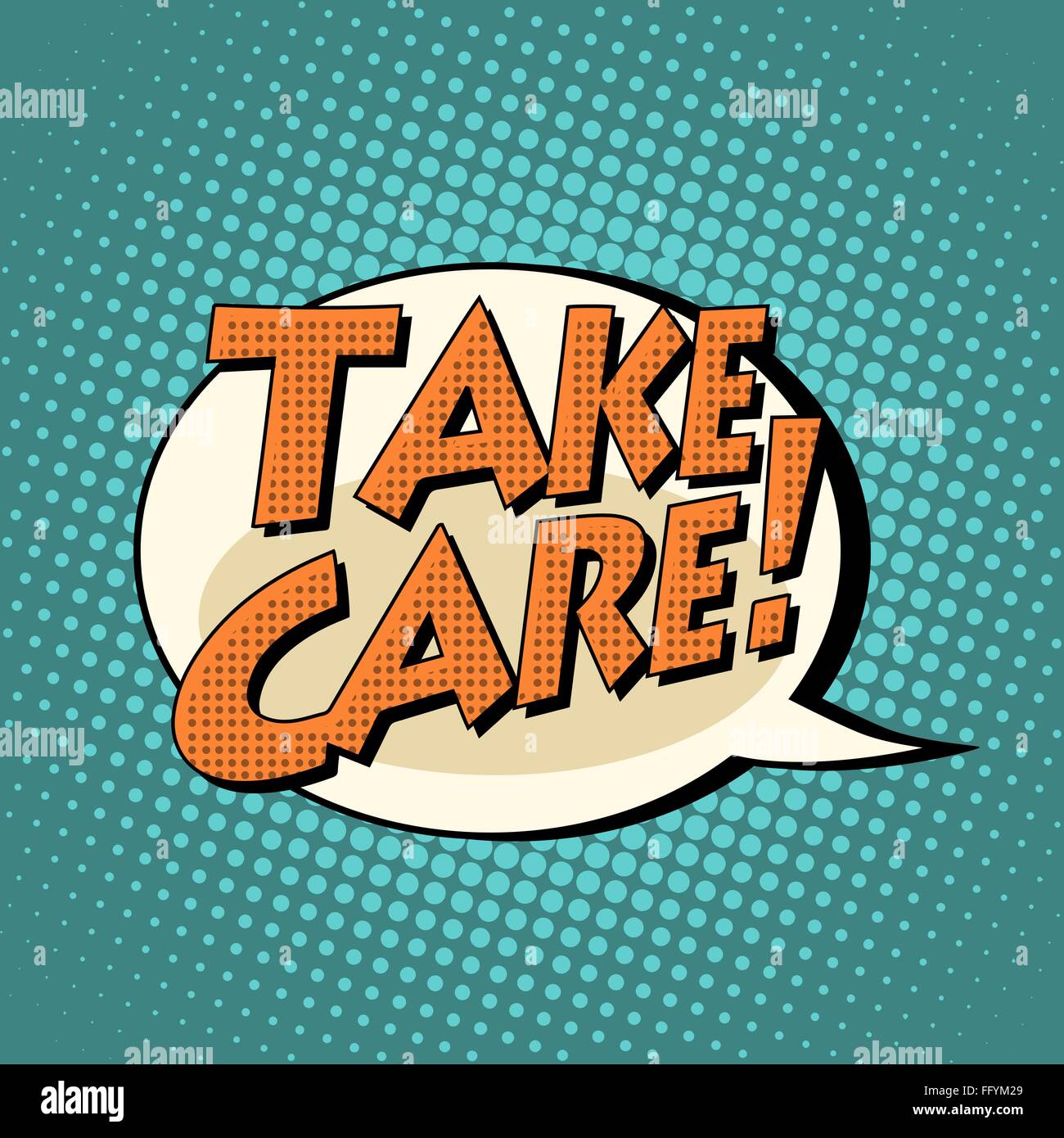 take care comic book bubble text Stock Vector Image & Art - Alamy