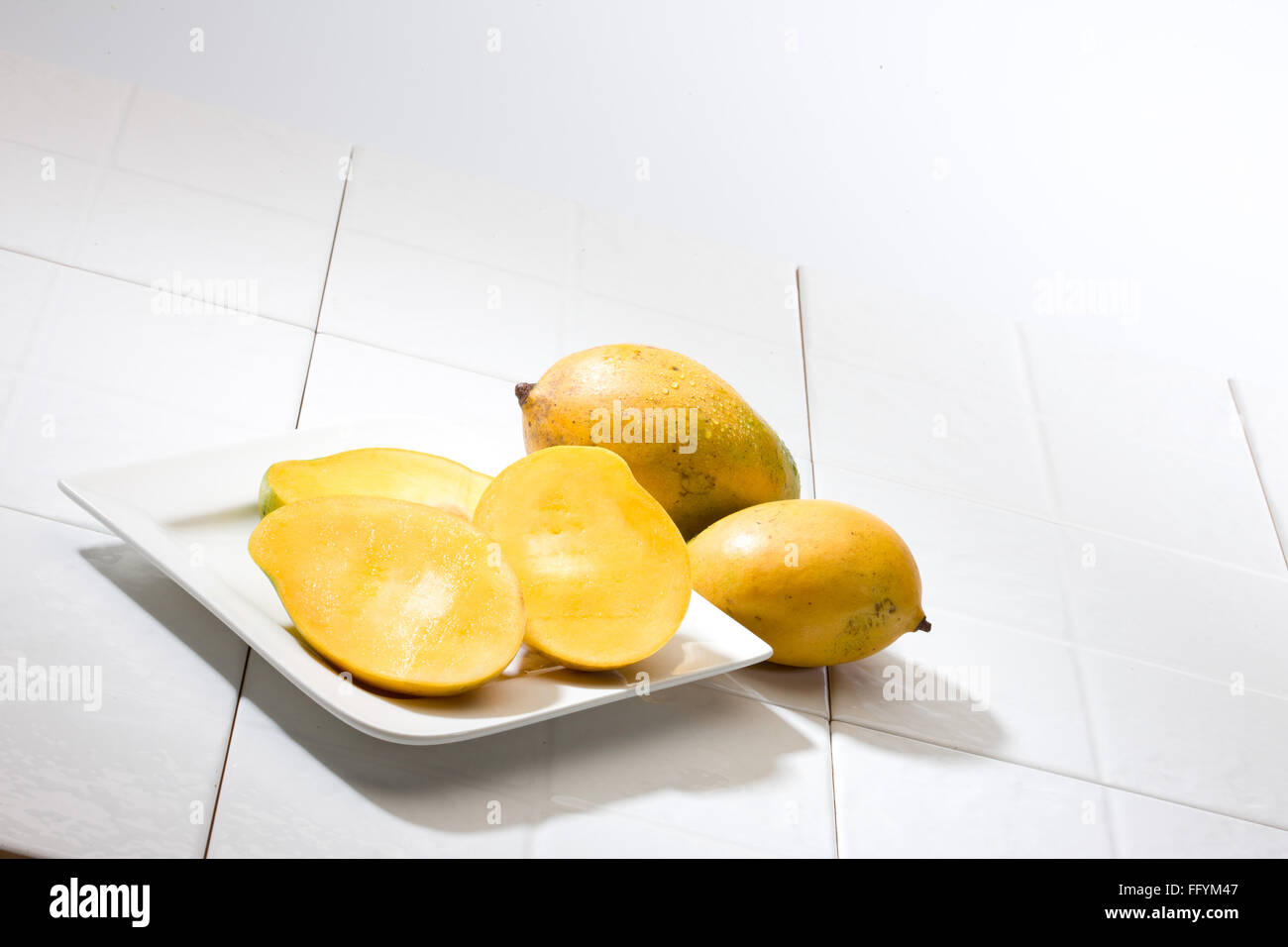 Mango Slice High Resolution Stock Photography and Images - Alamy