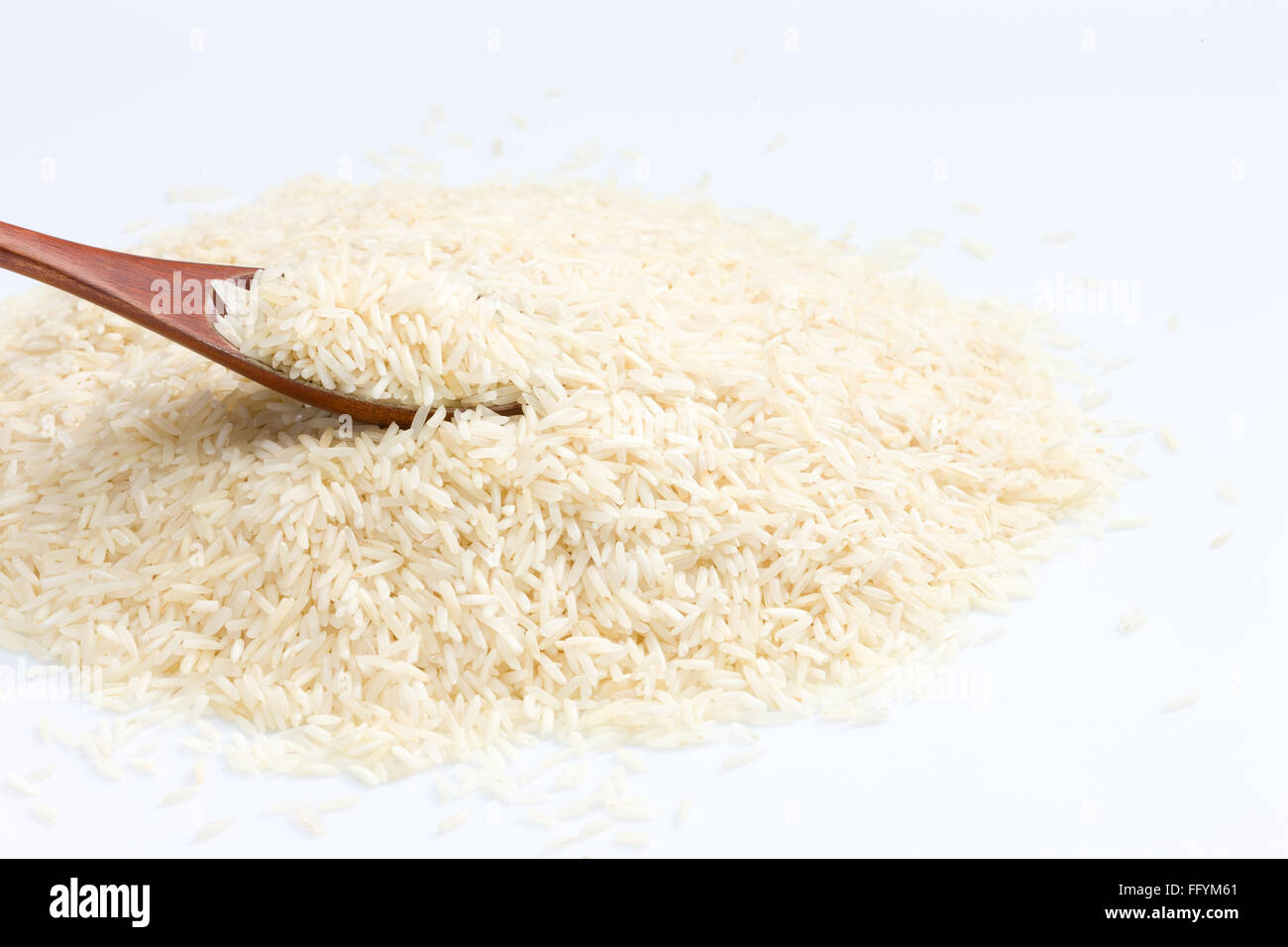 Rice with spoons hi-res stock photography and images - Alamy