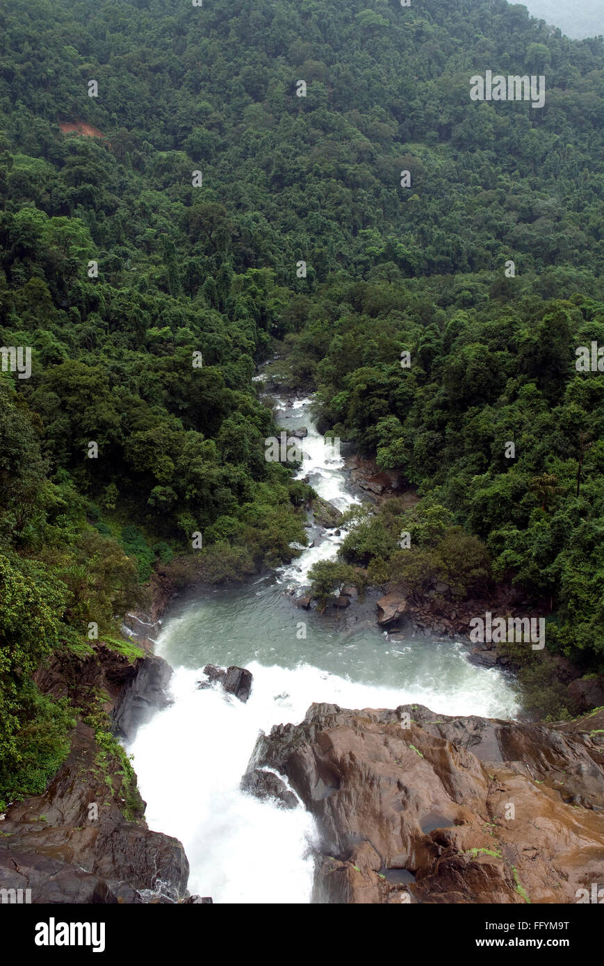 Dudhsagar waterfall hi-res stock photography and images - Alamy