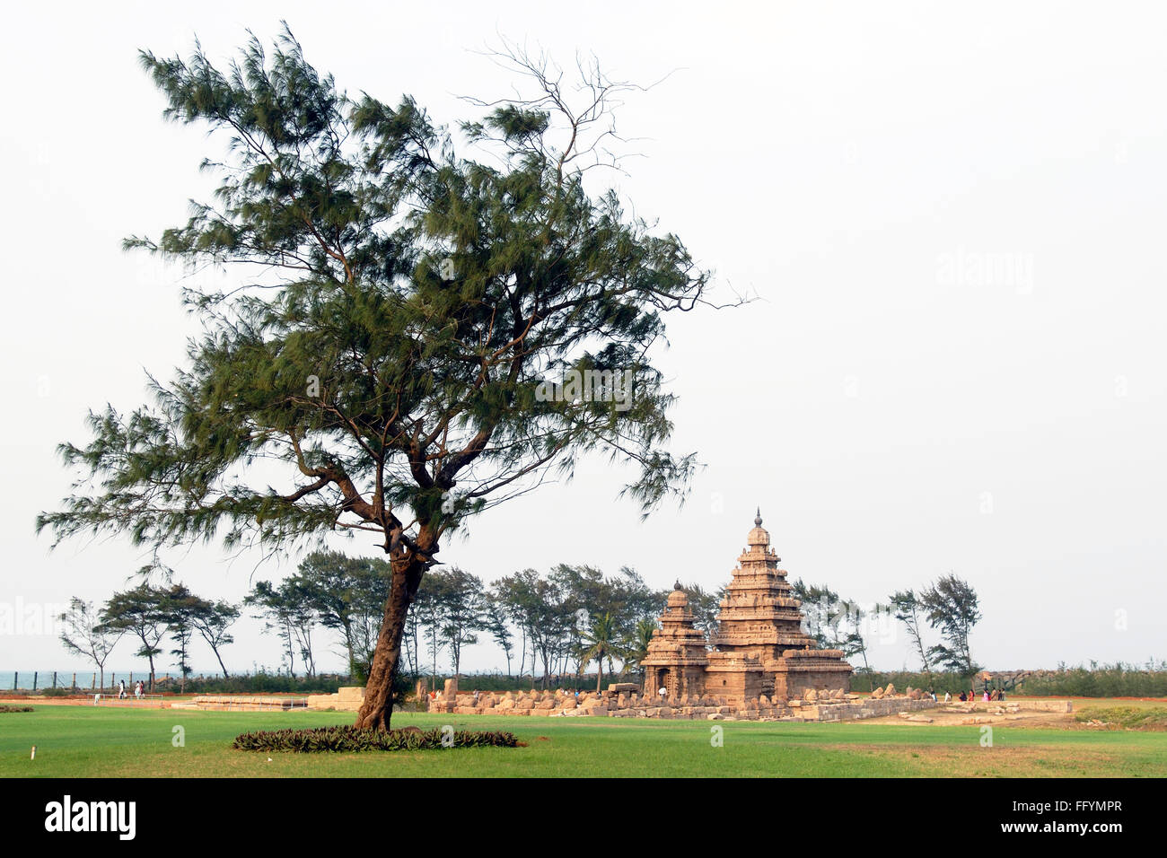 Shore Temple in Mahabalipuram is one of the oldest temple in standing ...
