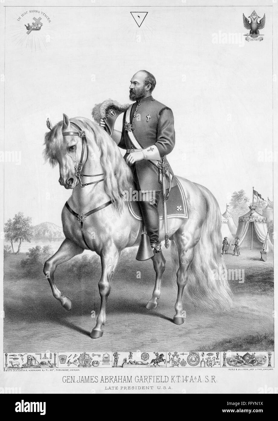 JAMES A. GARFIELD (1831-1881). /n20th President of the United States ...
