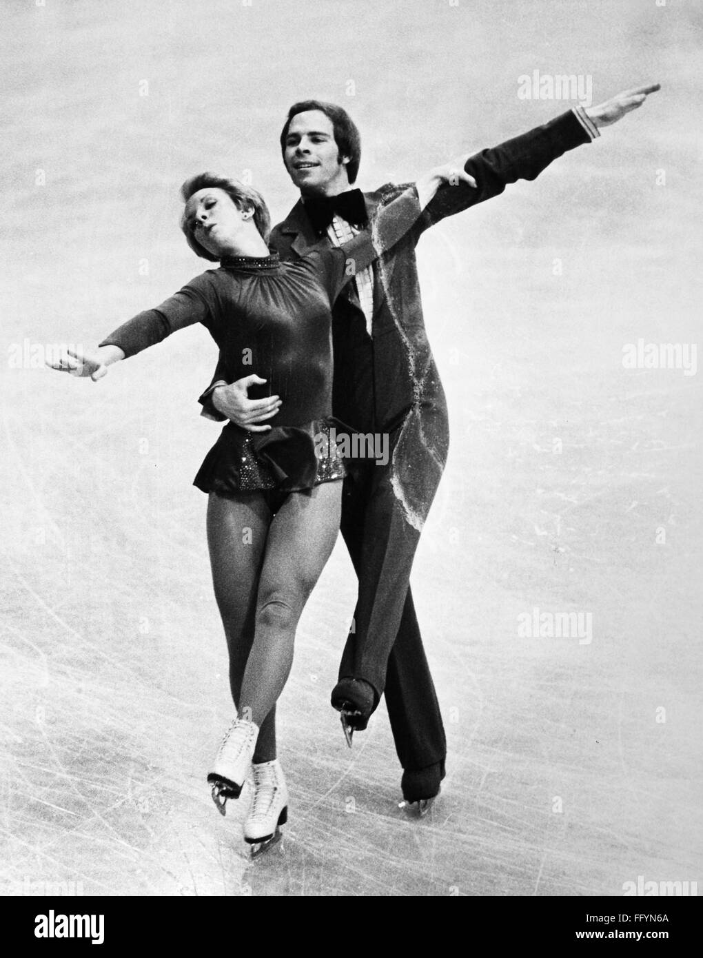 ICE DANCERS, 1975. /nAmerican ice dancing couple Colleen O'Connor and ...