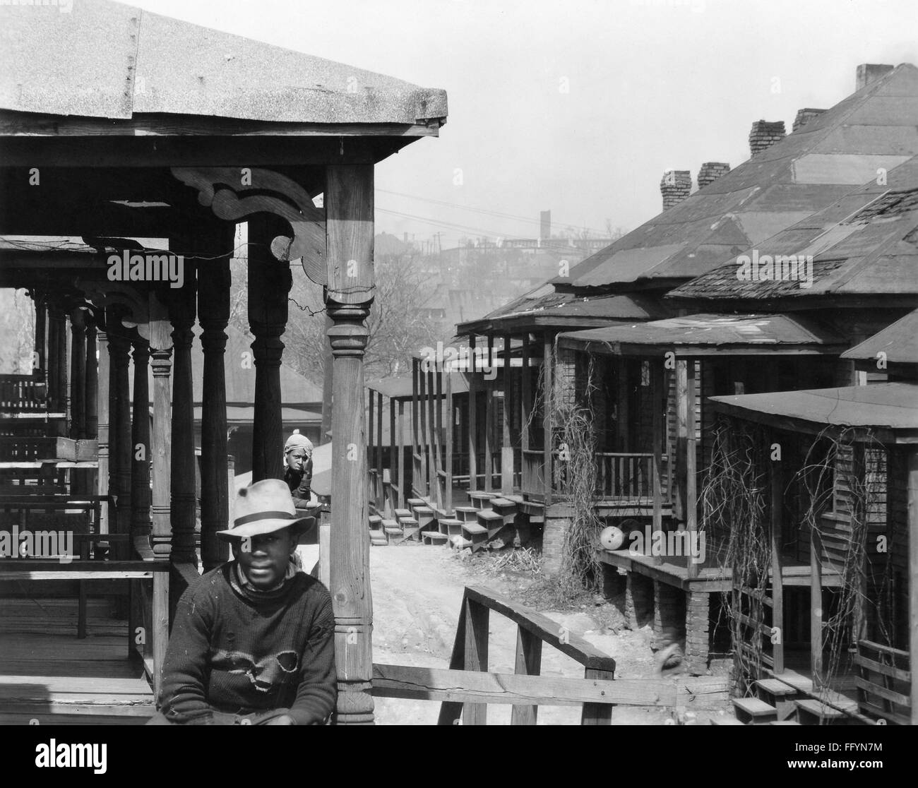 GEORGIA: ATLANTA, 1936. /nA poor African American neighborhood in ...