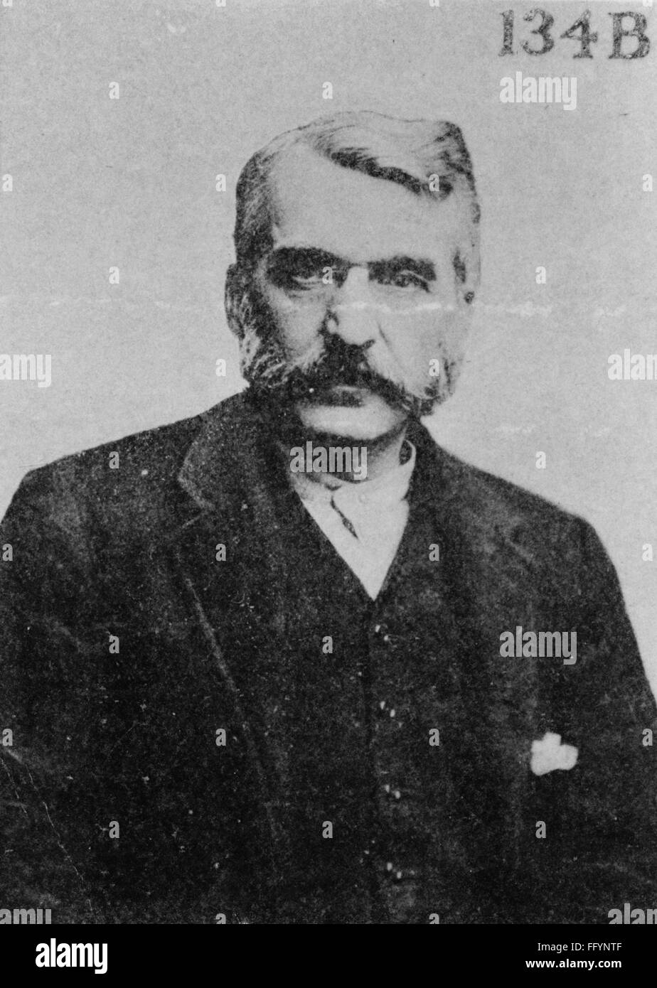 ADAM WORTH (1844-1902). /nAmerican criminal. Photograph, c1900 Stock ...