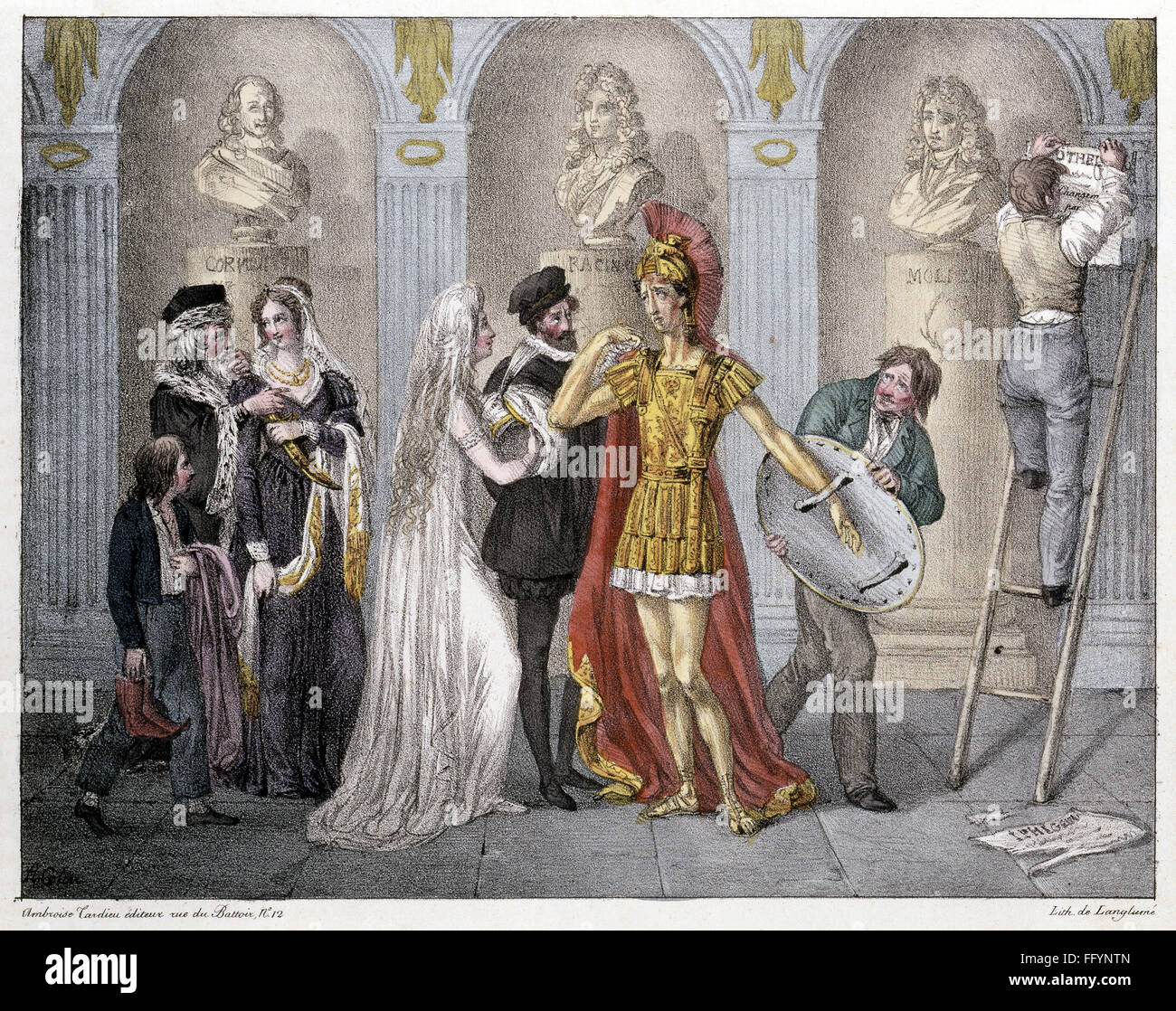 CARTOON: JAUNDICE, 1823. /nFrench cartoon by Charles Aubry depicting ...