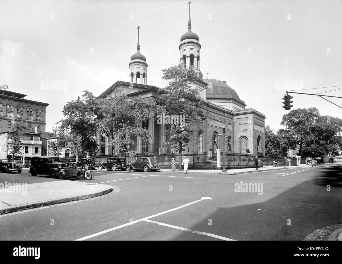 BALTIMORE BASILICA, 1936. /nThe first Roman Catholic cathedral ...