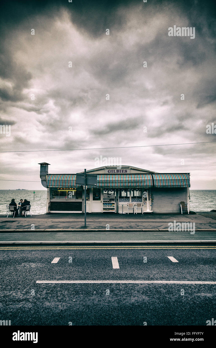 Gilbies on the Seafront at Southend Stock Photo - Alamy