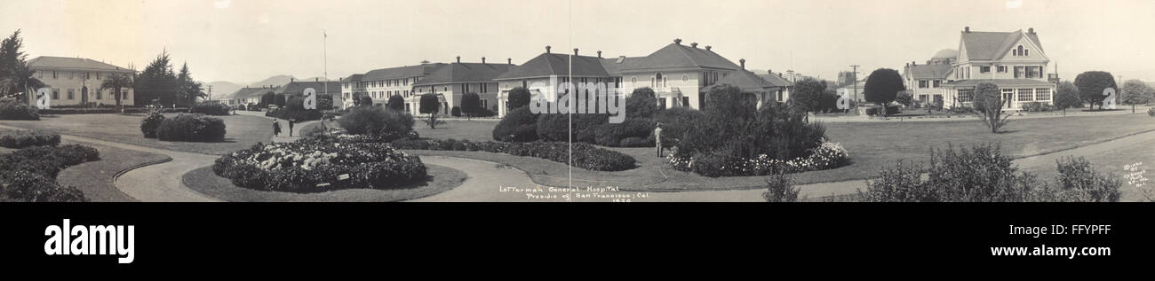 LETTERMAN HOSPITAL. /nPanoramic view of Letterman General Hospital at ...