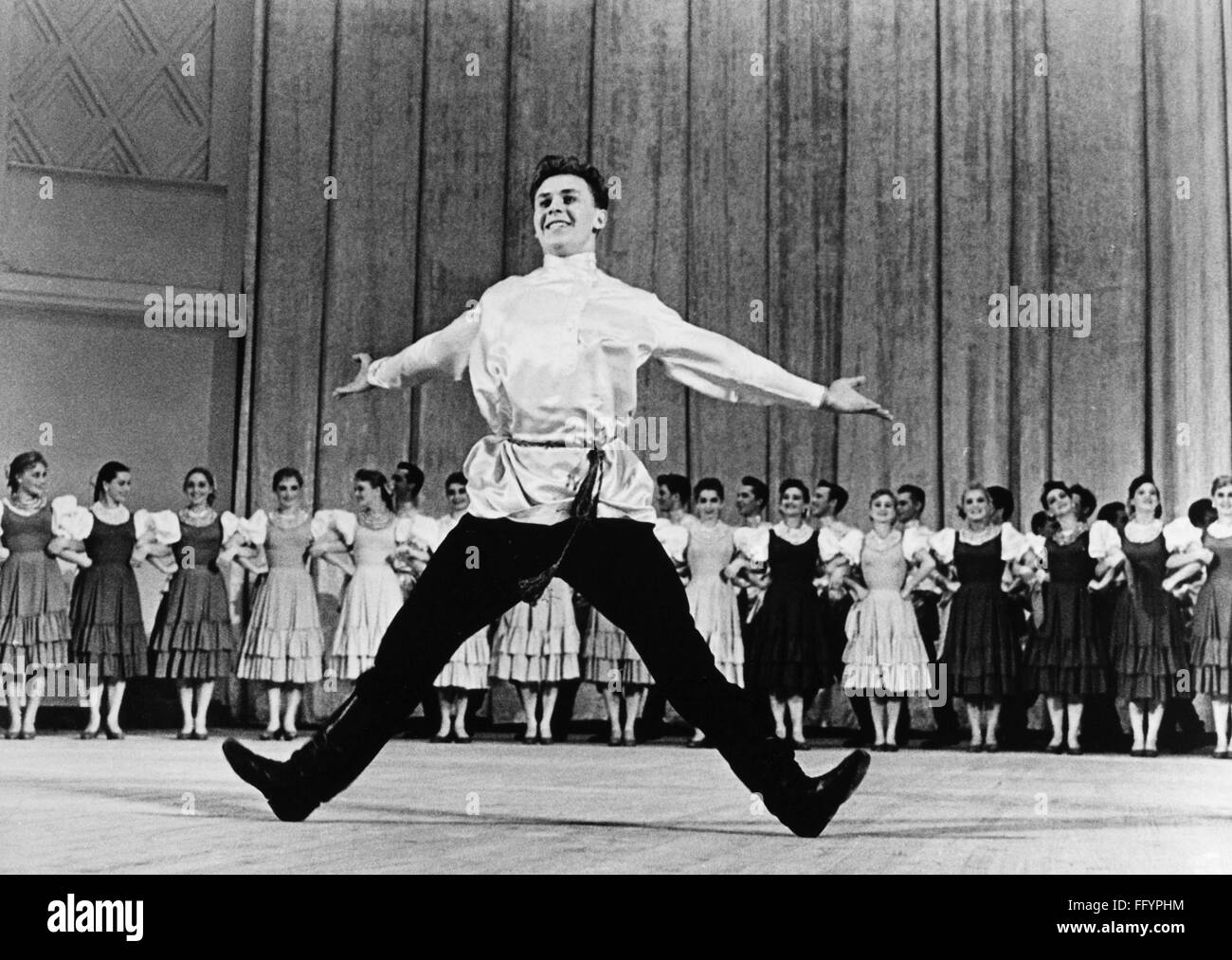 RUSSIAN FOLK DANCE, c1965. /nA soloist from an American production by ...