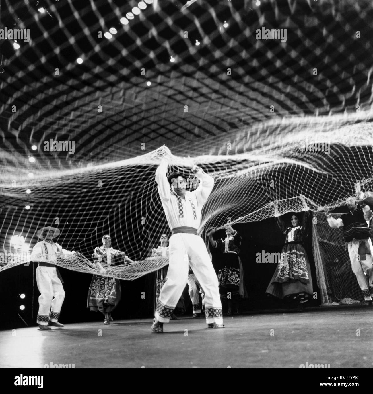 MEXICAN FOLK DANCERS, c1970. /nThe character of the Little White Fish ...