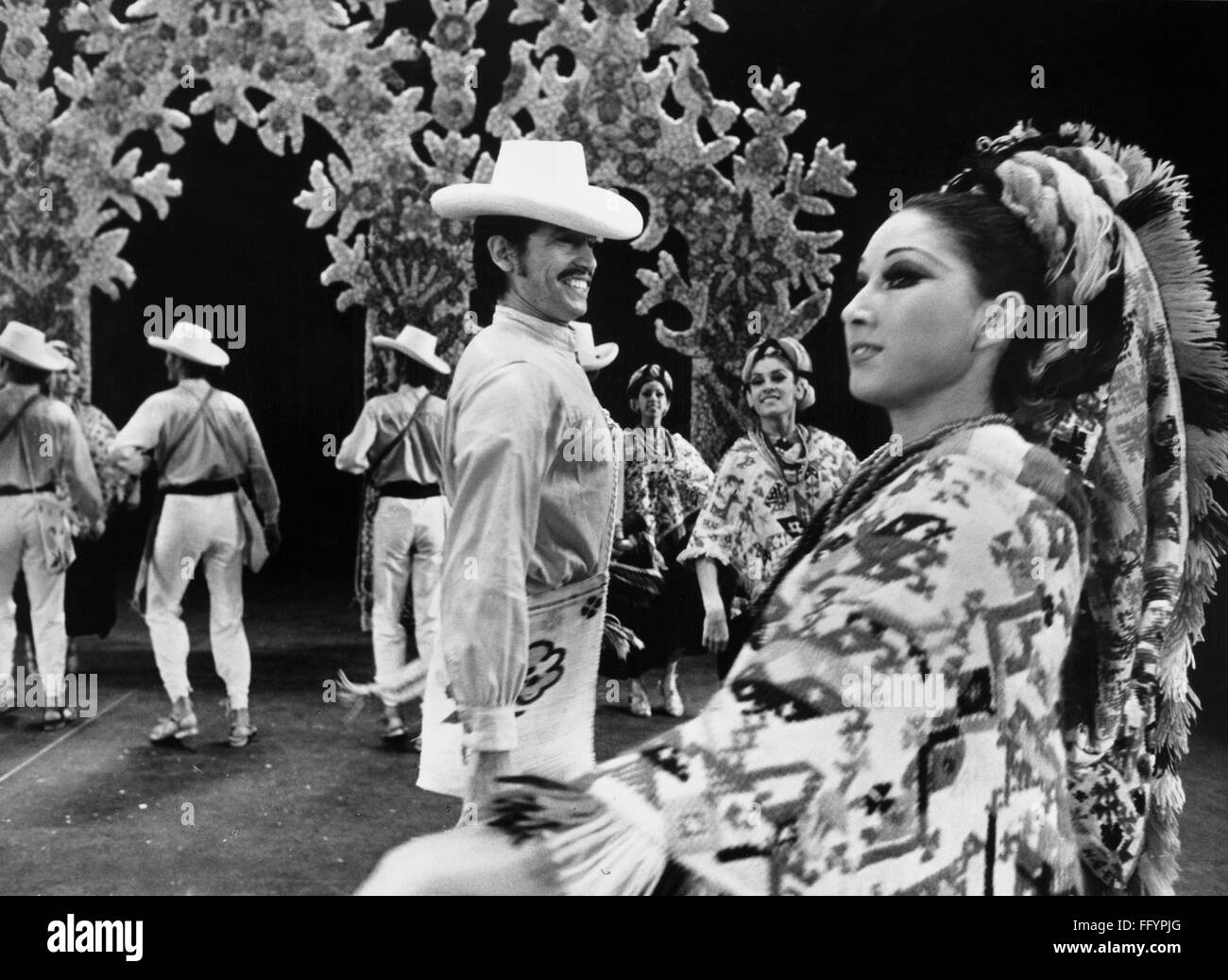 MEXICAN FOLK DANCE, c1970. /nAida Polanco as The Bride, dancing the ...