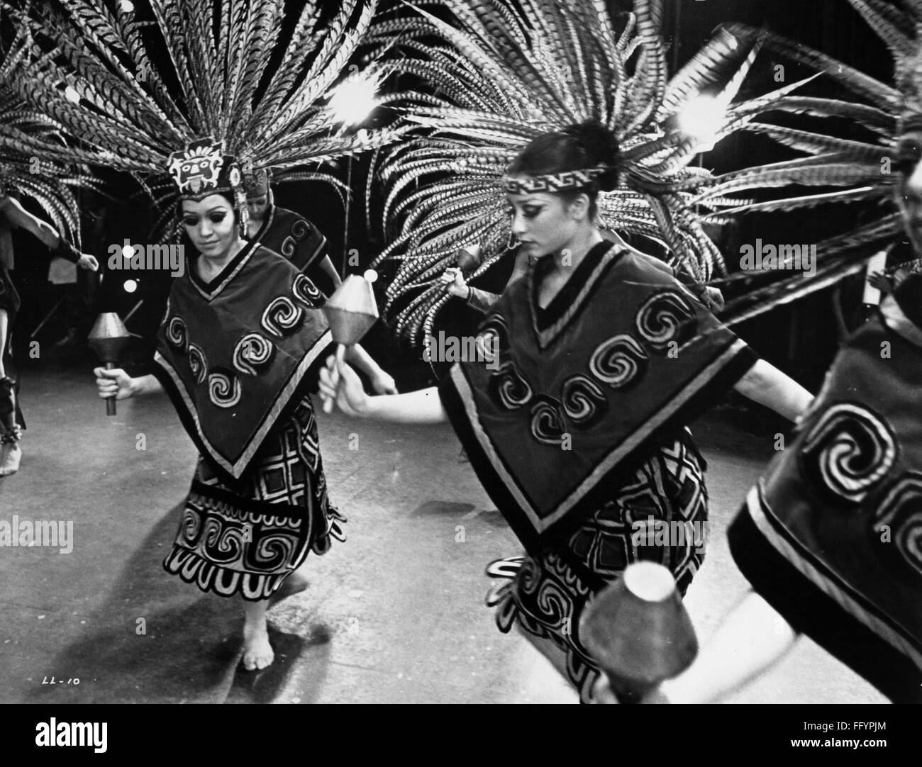 MEXICAN FOLK DANCE, c1970. /nMexican dancers performing with ...