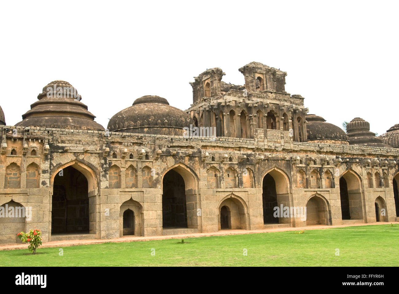 Elephant Stables in Hampi , Karnataka , India Stock Photo - Alamy